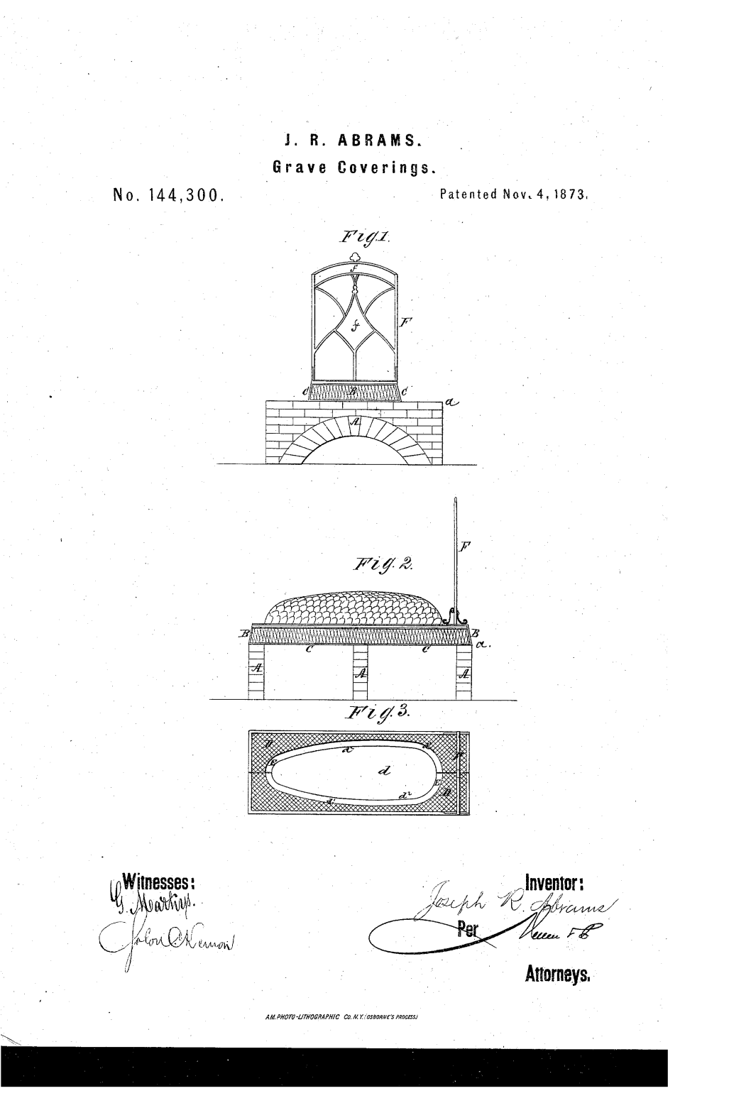 Joseph R. Abrams: Inventor of the Cast Iron Grave Cover | Adventures in ...